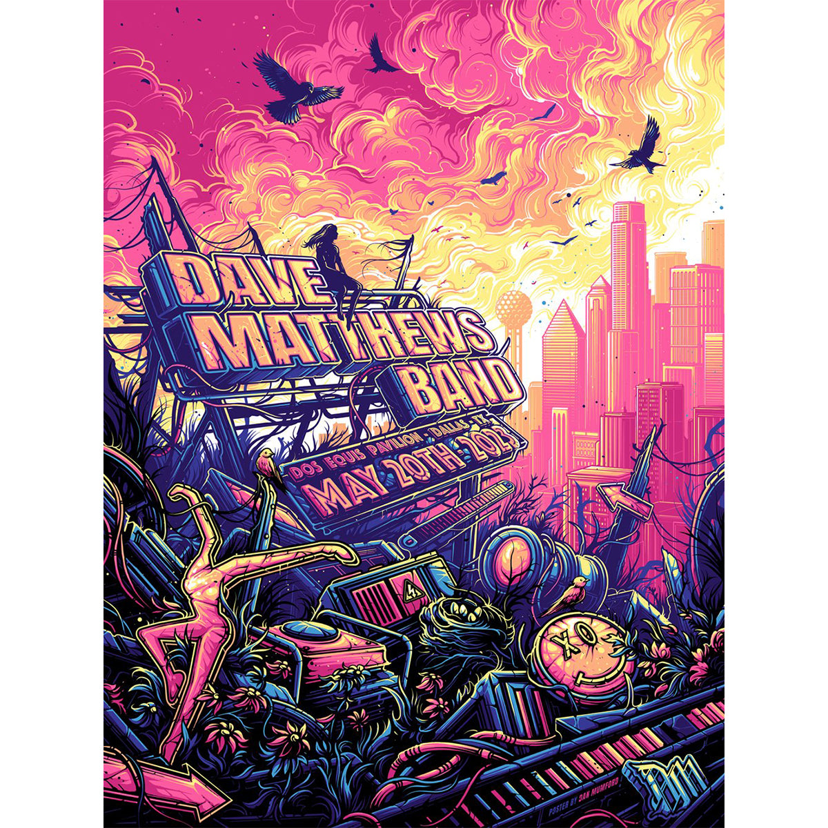 Dave Matthews Band - Dos Equos Pavillion – Prints of Thieves